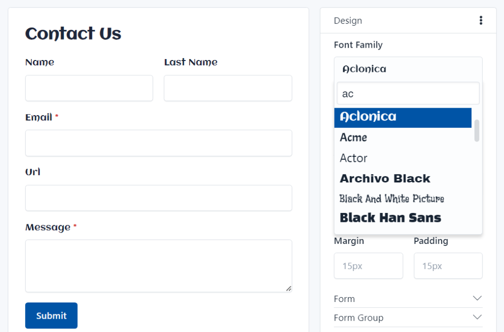 Powerful Features – Easy Forms | PHP Form Builder with Drag & Drop
