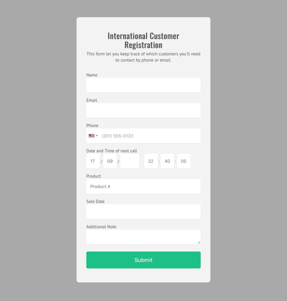 Examples – Easy Forms | PHP Form Builder with Drag & Drop